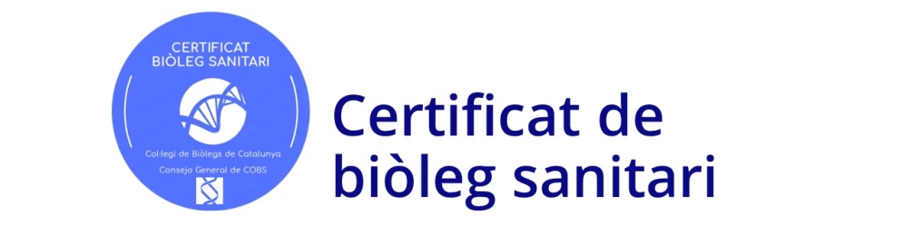 CERTIFICAT DE BIÒLEG SANITARI - Col·legi de Biòlegs de Catalunya
